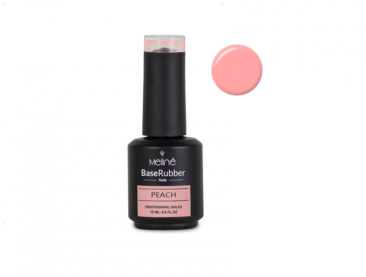 Base Rubber Peach x15ml Meliné